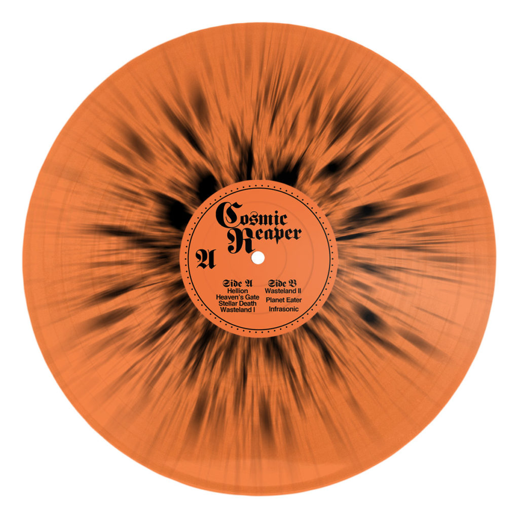COSMIC REAPER S/t- Vinyl LP (transparent orange with black splatter ...