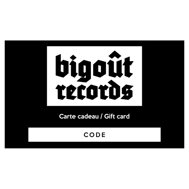 Carte cadeau / Gift card – Bigoût Records