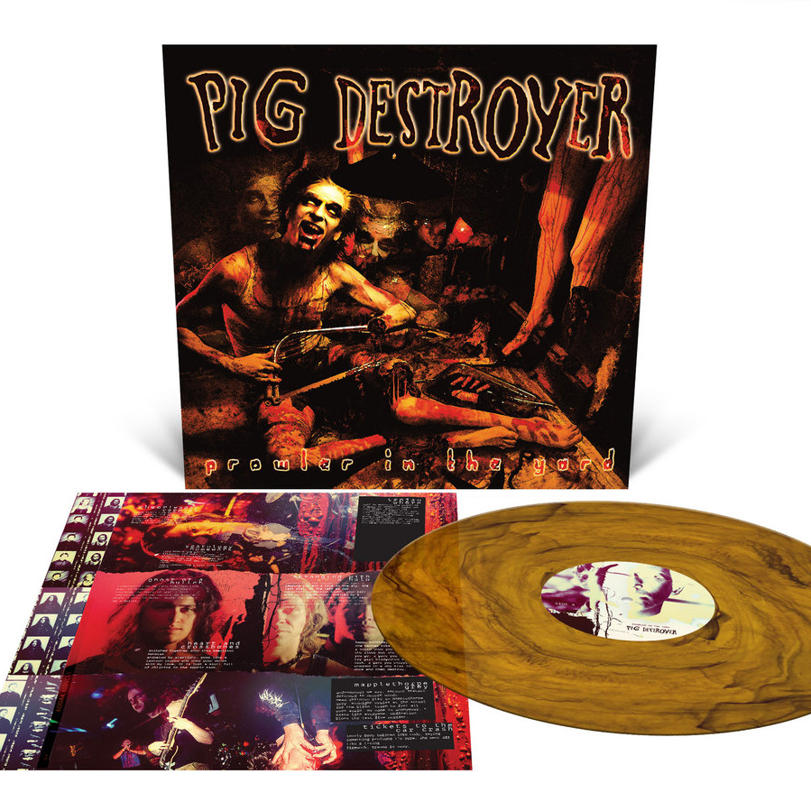 PIG DESTROYER Prowler In The Yard – Vinyl LP (orange black smoke ...